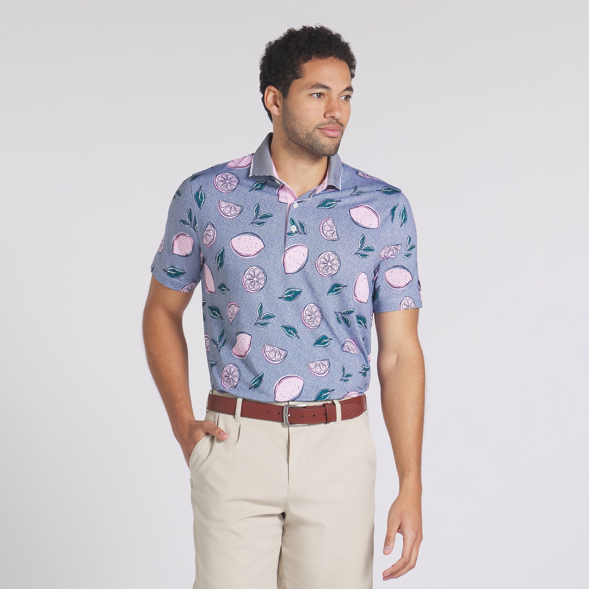 AP Pink Lemonade Golf Polo – COBRA Golf